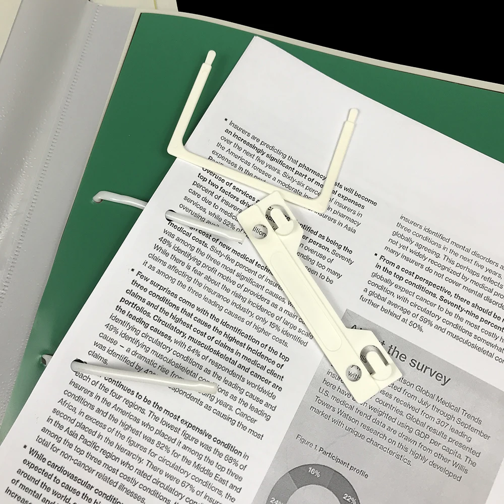 Plastic Medical File Folder Medical Dividers Clip 11 Dividers Medical ...