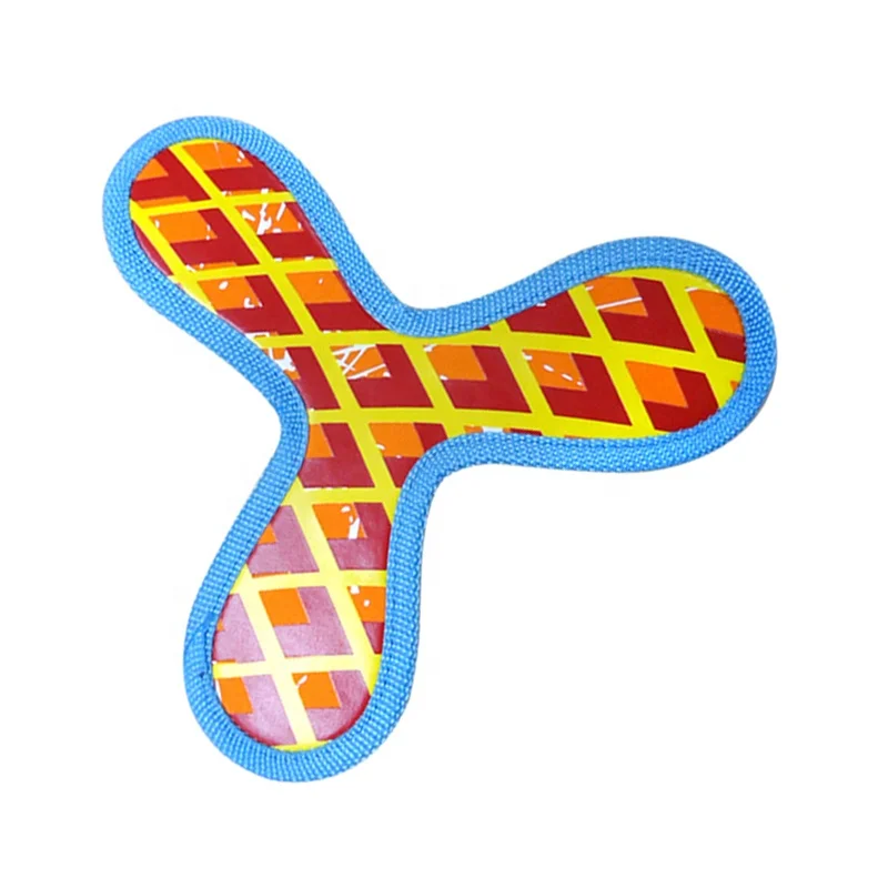 Colorful Fabric Foam Triangle Shape Boomerang Flying Outdoor Toys - Buy ...