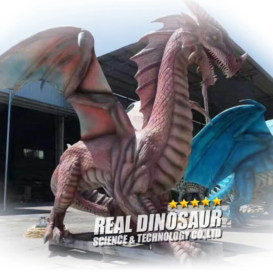 Theme Park Dragon Model - Animatronic Western Dragons