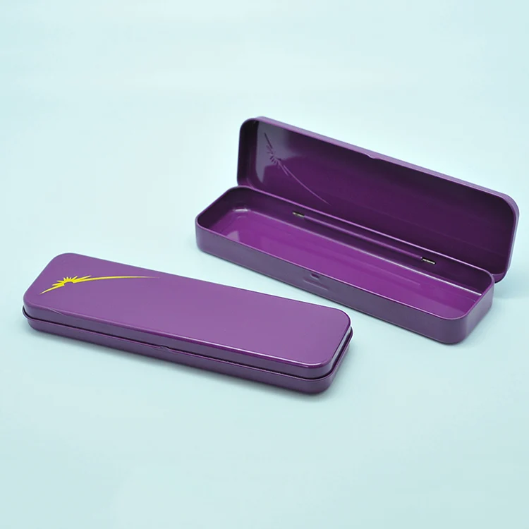 Hot Selling Custom Colored Metal Rectangular Pencil Tin Box - Buy ...
