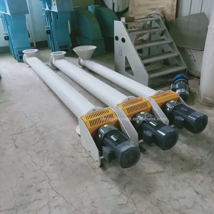 Small Flexible Spiral Augers Screw Conveyor for Silo Cement - Reliable ...