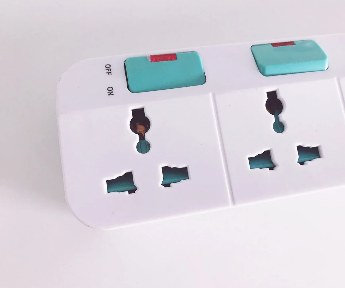 Universal Multi Plug - 3 Socket Extension with Surge Protection