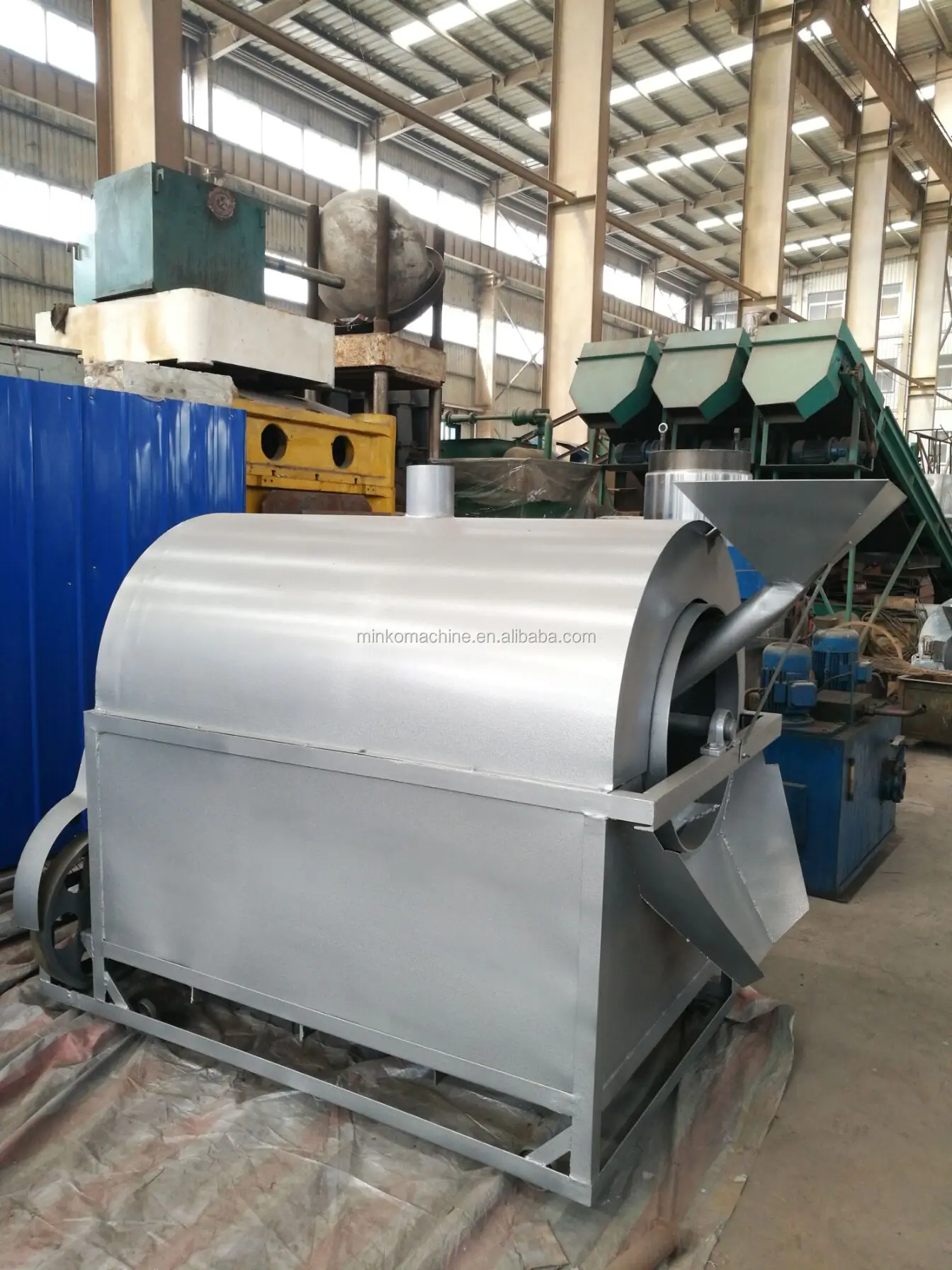 Commercial Gas Peanut Sesame Roaster Nuts Roasting Machine Price - Buy ...