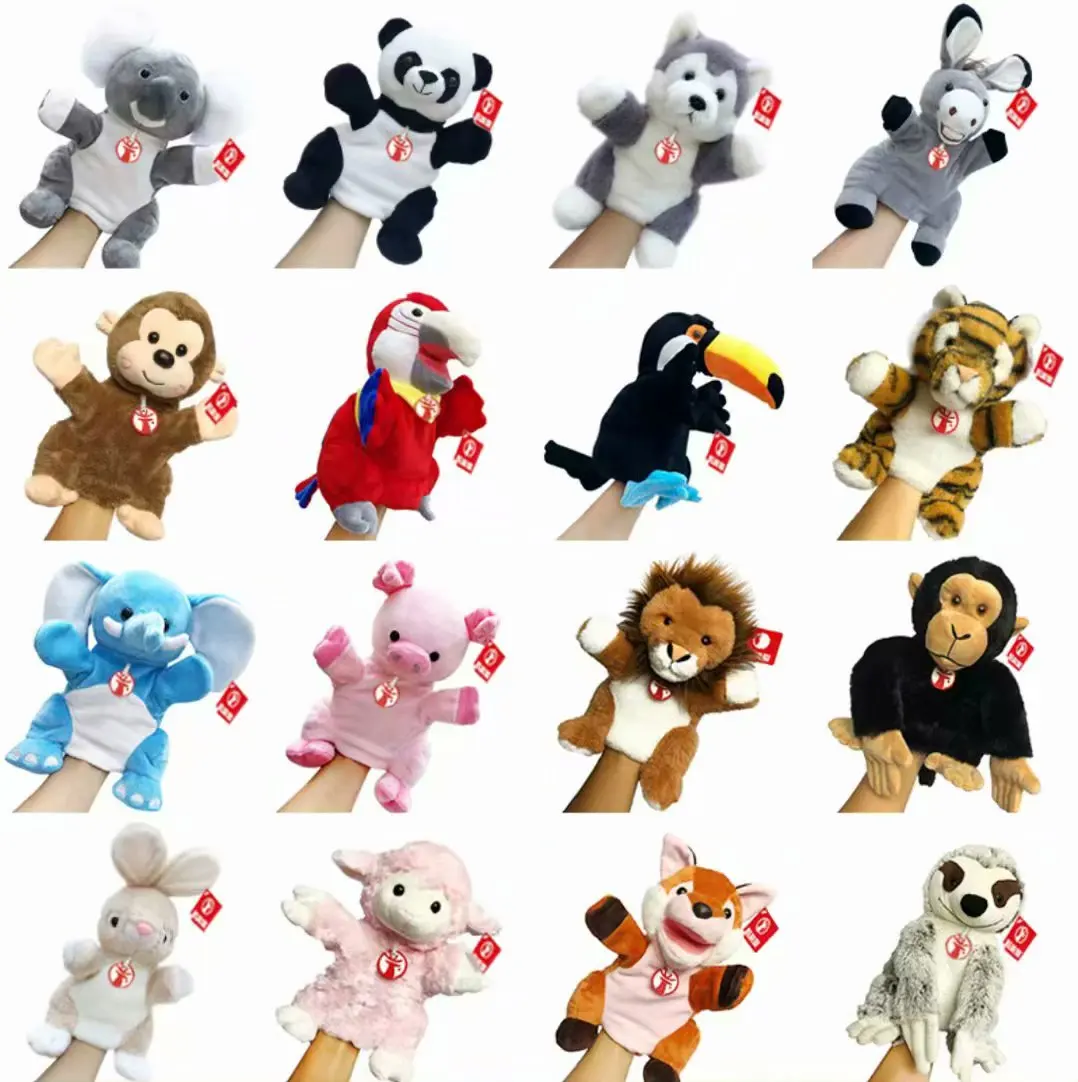 Wholesale Factory Custom Cartoon Character Hand Puppets Plush Unicorn ...