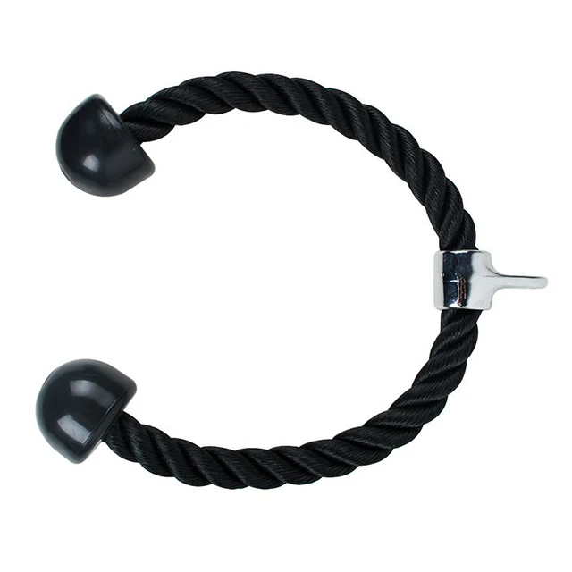 Gym Bodybuilding Strength Training Double Grips Nylon Tricep Rope - Buy ...