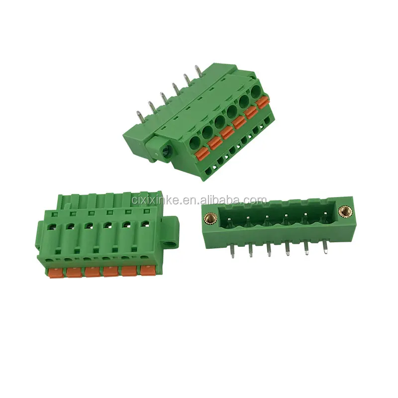 Pluggable Terminal Block With Push In Botton Xk2edgkdm-5.08mm Pitch ...