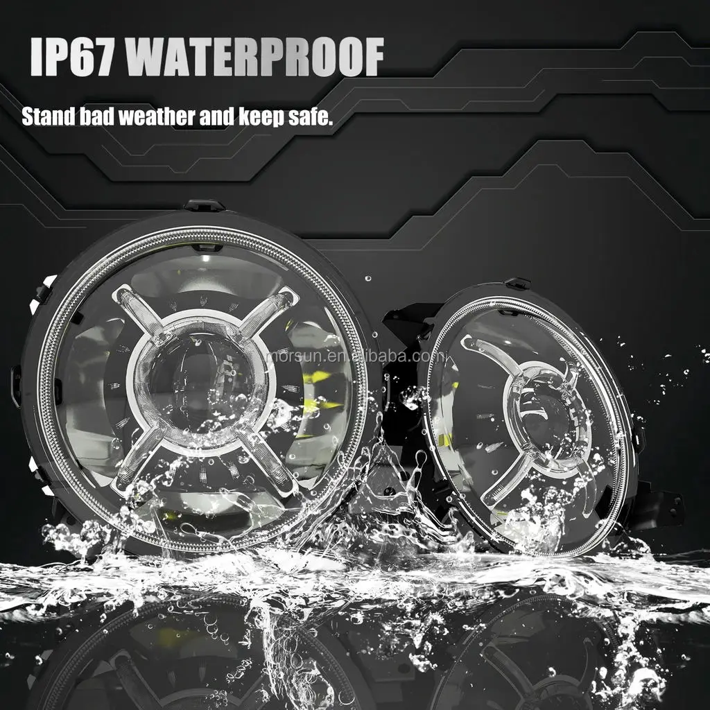 New Arrival 9 Inch Round Led Sealed Beam Headlight For Jeep Wrangler Jl ...