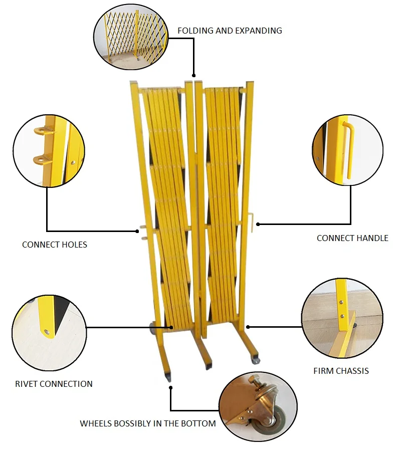 High Quality Metal Safety Expandable Scissor Fence Retractable Barrier ...