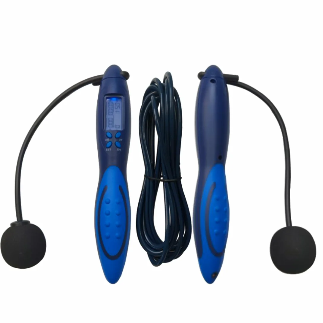 Adjustable Custom Weighted Fitness Exercise Count Jump Rope With ...