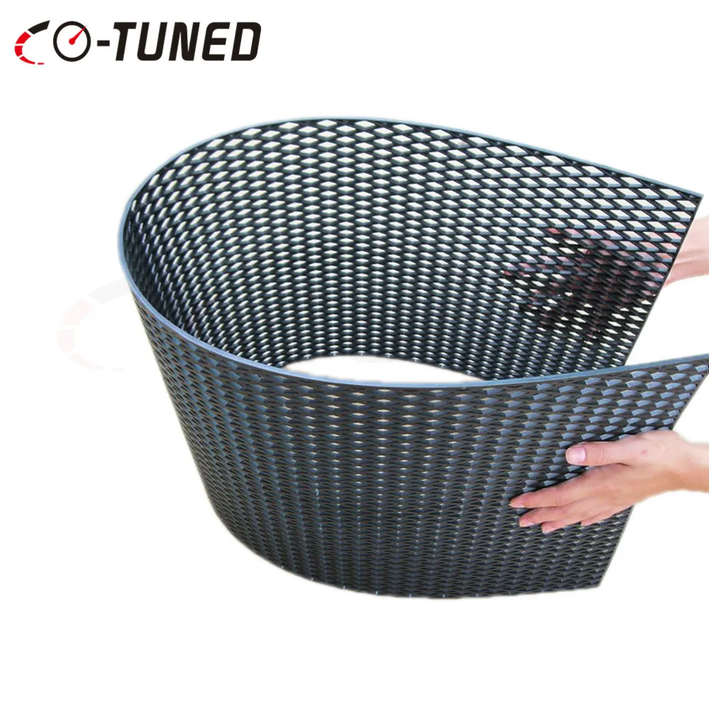 Universal Front Center Grille Car Mesh Plastic Car Grille Mesh Abs ...