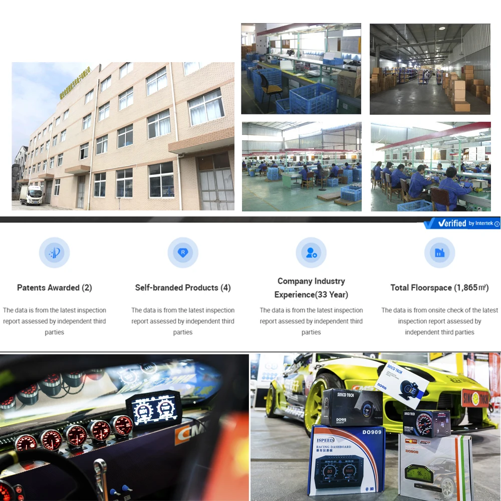 Sinco Tech Universal Obd Ii Obd2 Auto Meter Gauge Lcd Display 18-in-1 ...