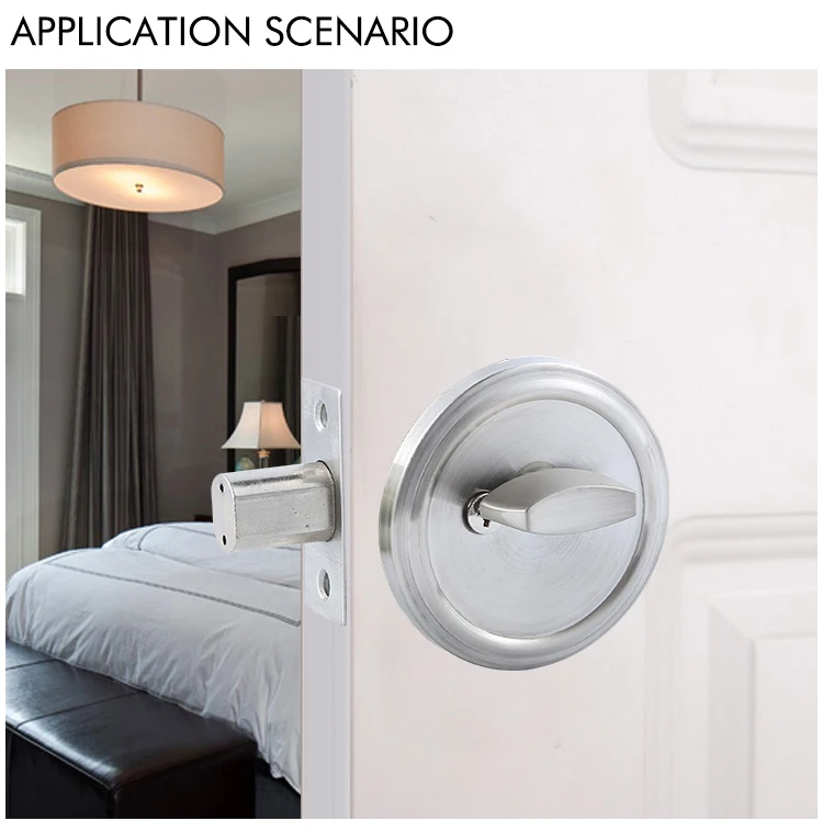 High Security Ansi Grade 3 Door Satin Stainless Steel Hidden Deadbolt ...