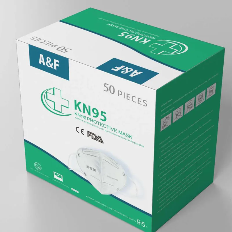 Disposable N95 Mask PM2.5 Anti Air Pollution Face Mask Breathable ...