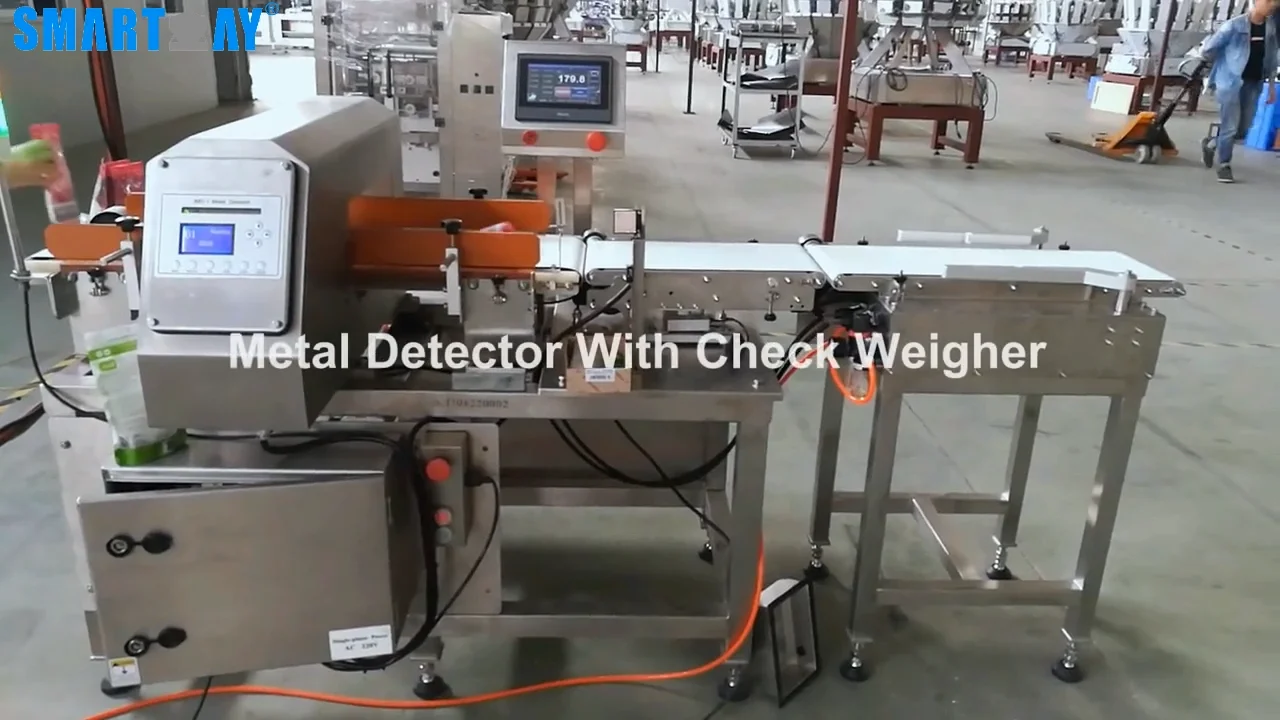 Ce Food Factory Product Line Automatic Weight Food Bag Snacks Conveyor ...