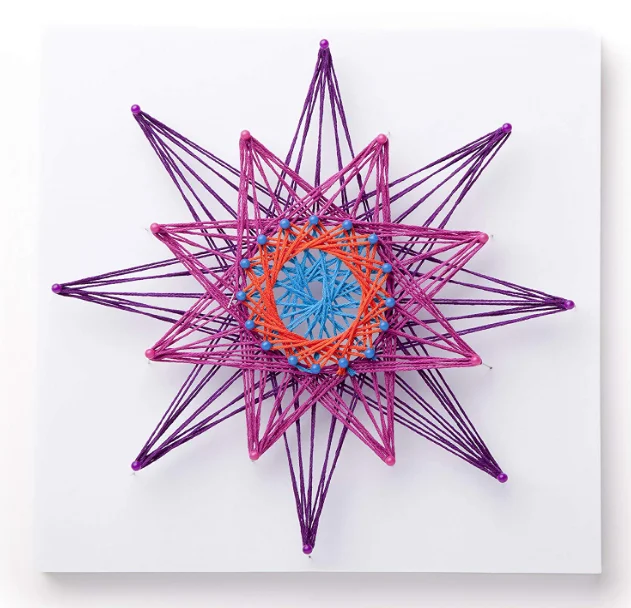 Makes 3 Large String Art Canvases Bird Edition Art Craft Kit - Buy ...