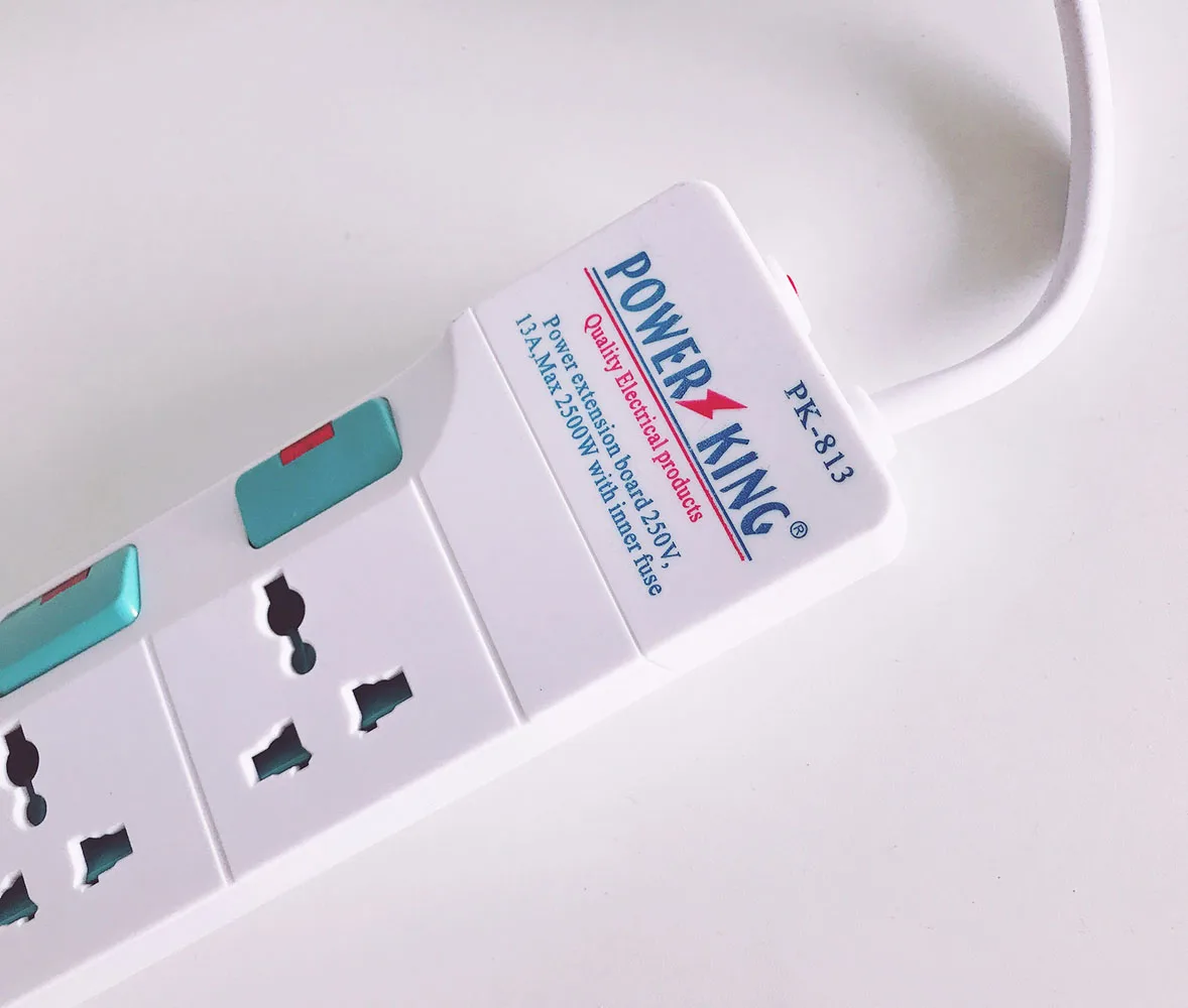 Universal Multi Plug - 3 Socket Extension with Surge Protection