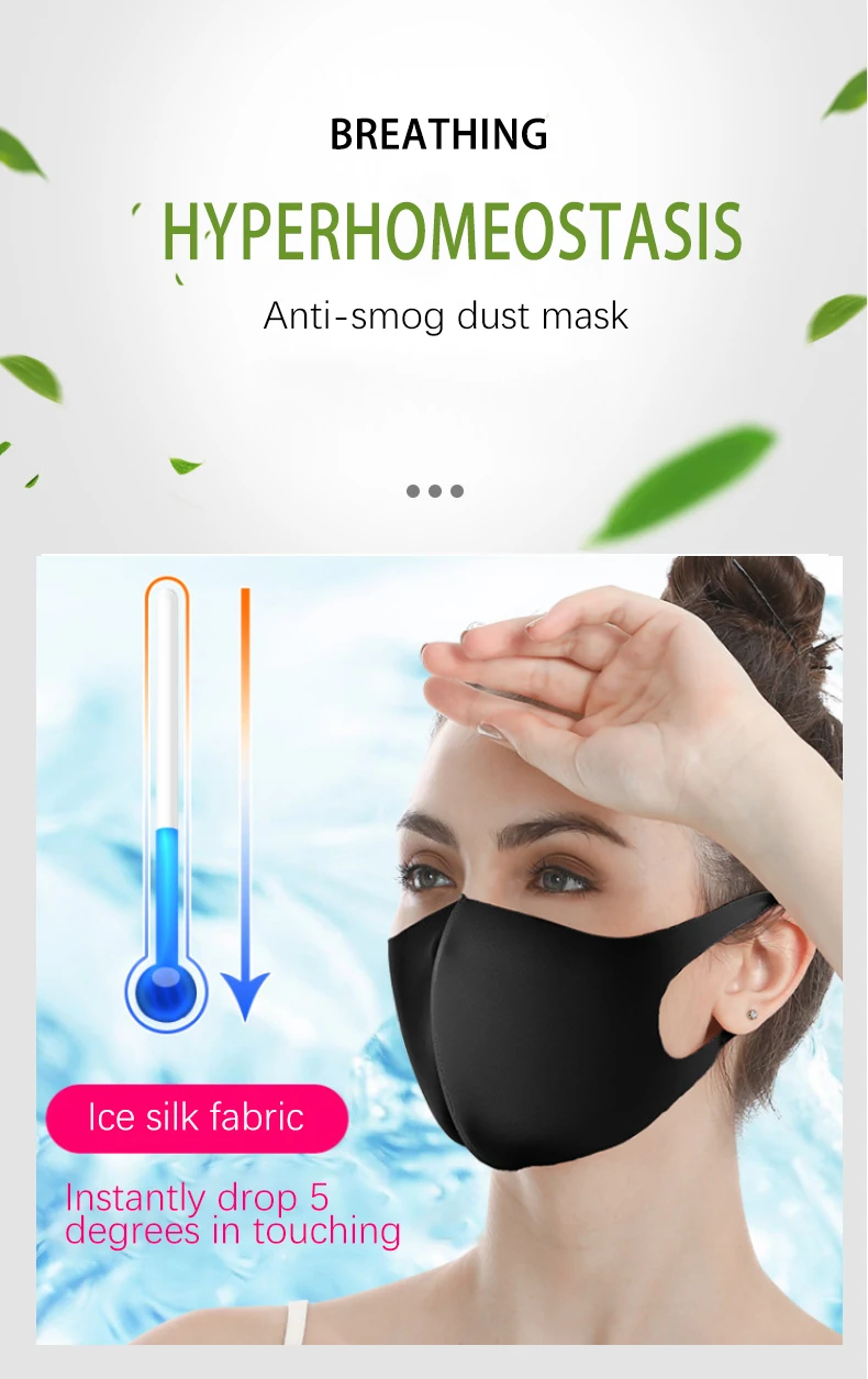New Designed Seamless Cooling Breathable Reusable Facemask - Buy ...