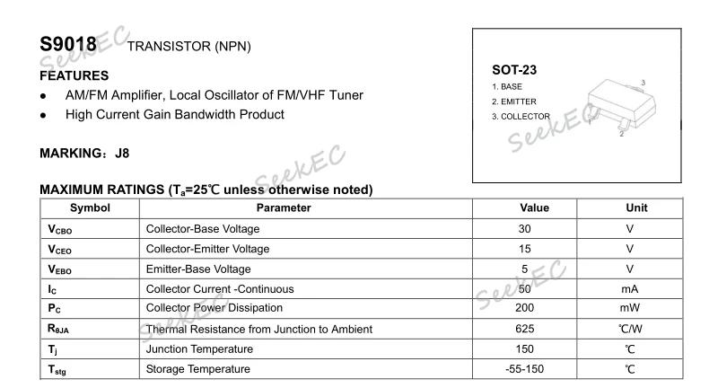 S9013 Transistor Power Amplifier Series - Reliable Performance