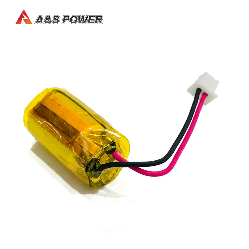 Smallest Cylindrical 3.7v 85mah Li-Polymer Battery with PCB 10160