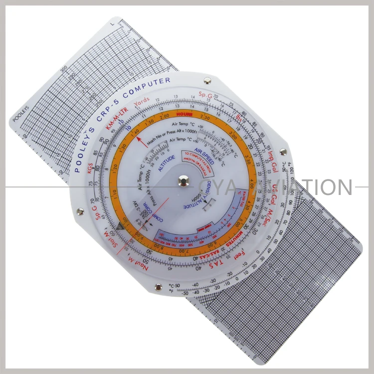 Pooyley's Professional Pilots Plastic Flight Computer