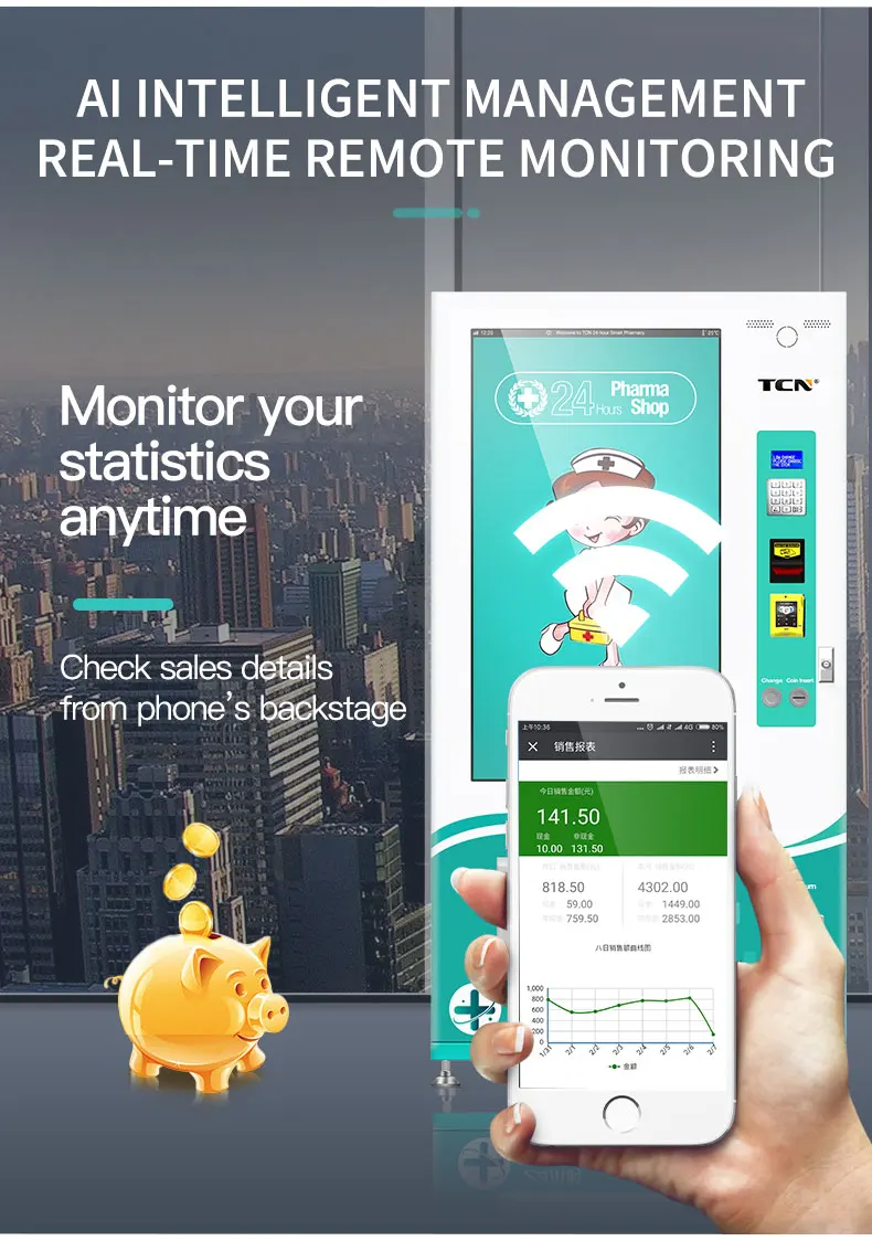 TCN 24 Hours Medical Vending Machine - Pharmacy Locker