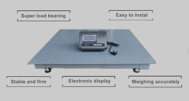 HENER 1 Ton to 5 Ton Digital Floor Scales for Industrial Use