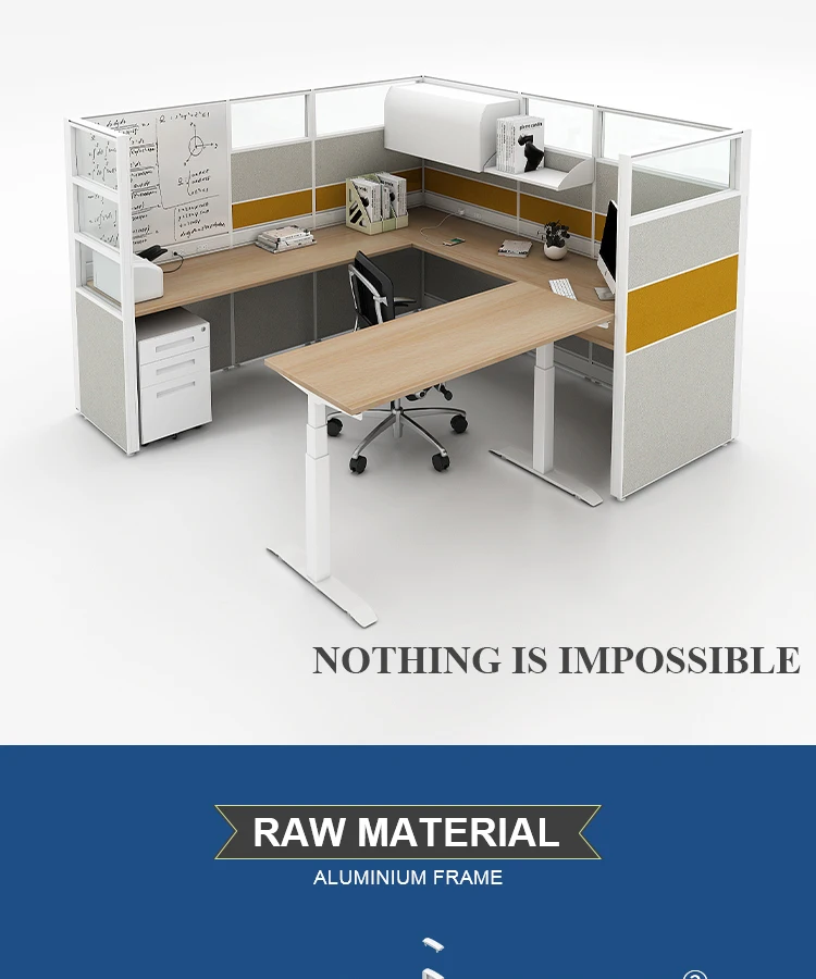 Workstation Secretary Cubicles Preconfigured Sale Modern Office Cubicle ...