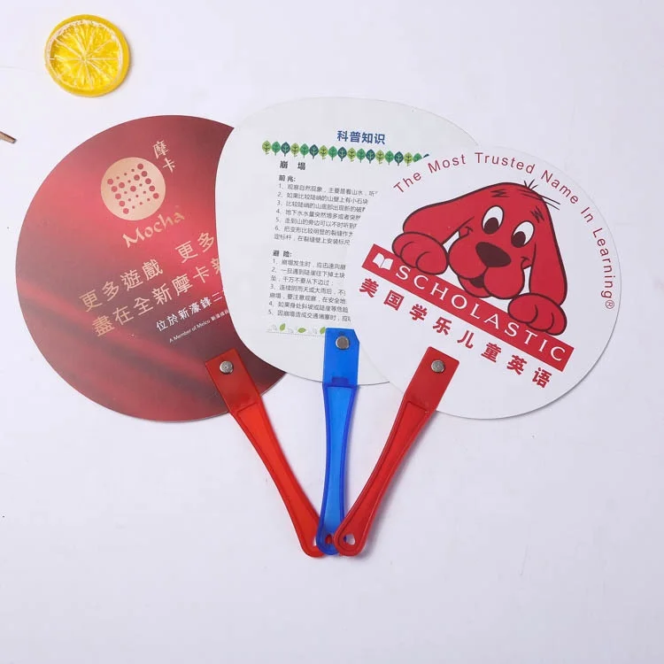 Custom Plastic Hand Fans - Perfect for Festivals & Gifts