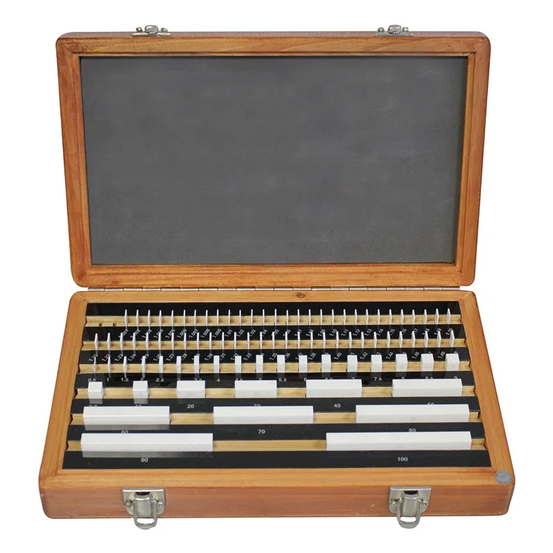 เกจคาลิเปอร์เหล็กสี่เหลี่ยม112ชิ้น,ชุดบล็อกเกจวัดไมโครมิเตอร์| Alibaba.com