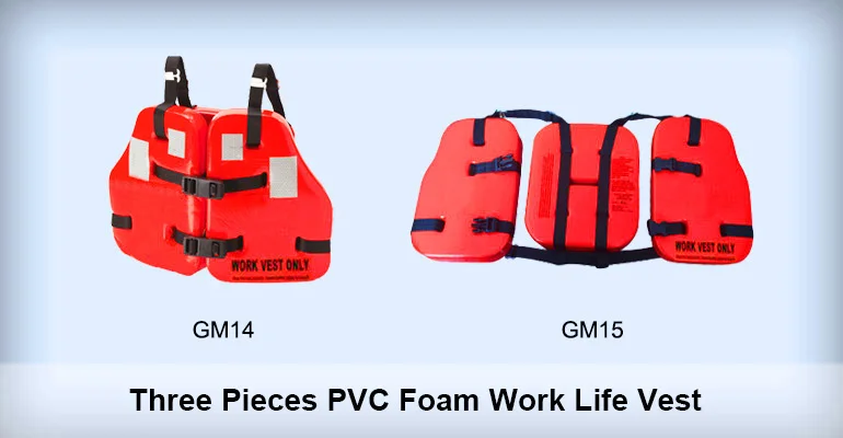 Marine Safety: XINGDUN Three Piece Work Vest - PVC Foam
