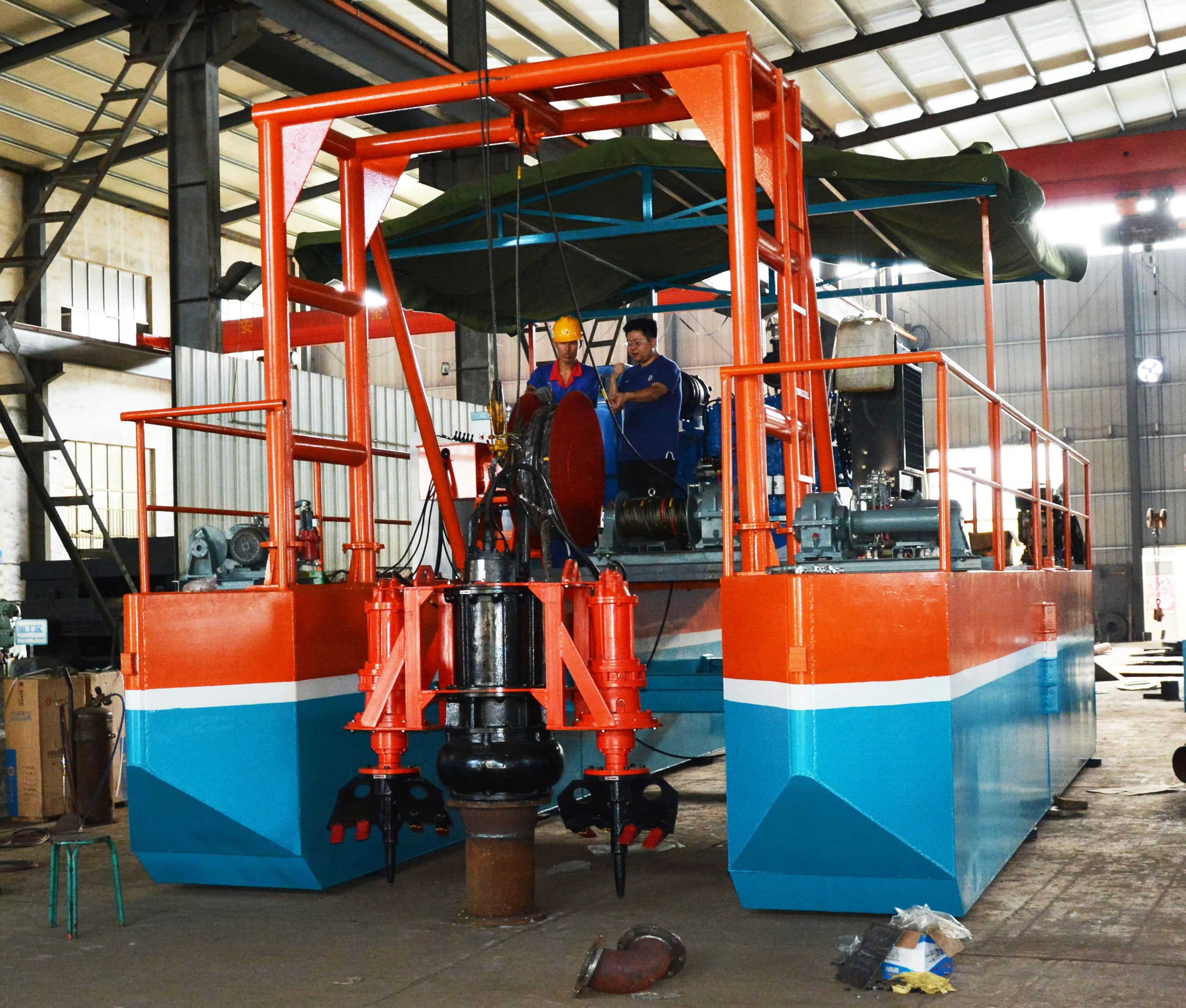 Submersible Slurry Suction Dredger for Underwater Excavation