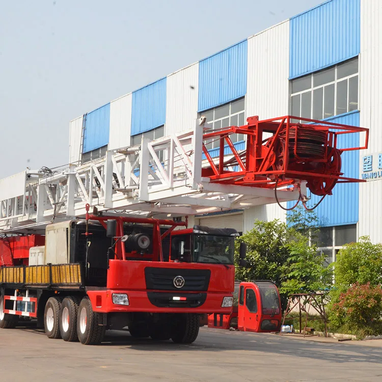 API Standard Oil Field workover rig XJ750 oilfield workover rig 750HP ...