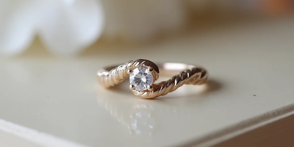 Twist Band Engagement Ring – 2025 Trend on Alibaba.com