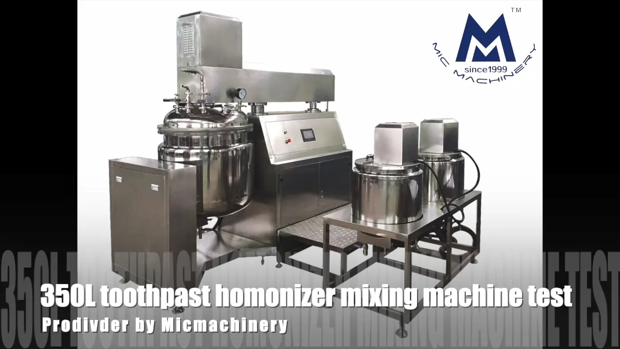 Small 50l 50 Liter High Shear Emulsifier Machine Vacuum Homogenizing ...