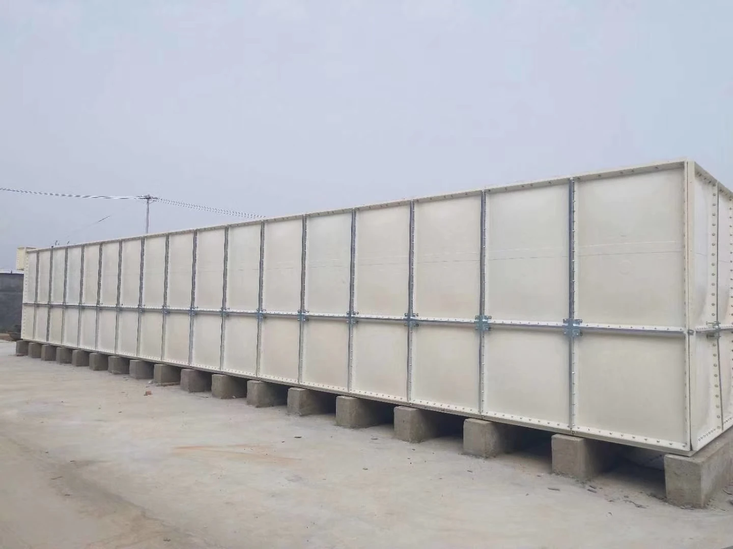 Grp Panel Modular Water Tank For Drinking Water Storage Qatar - Buy ...