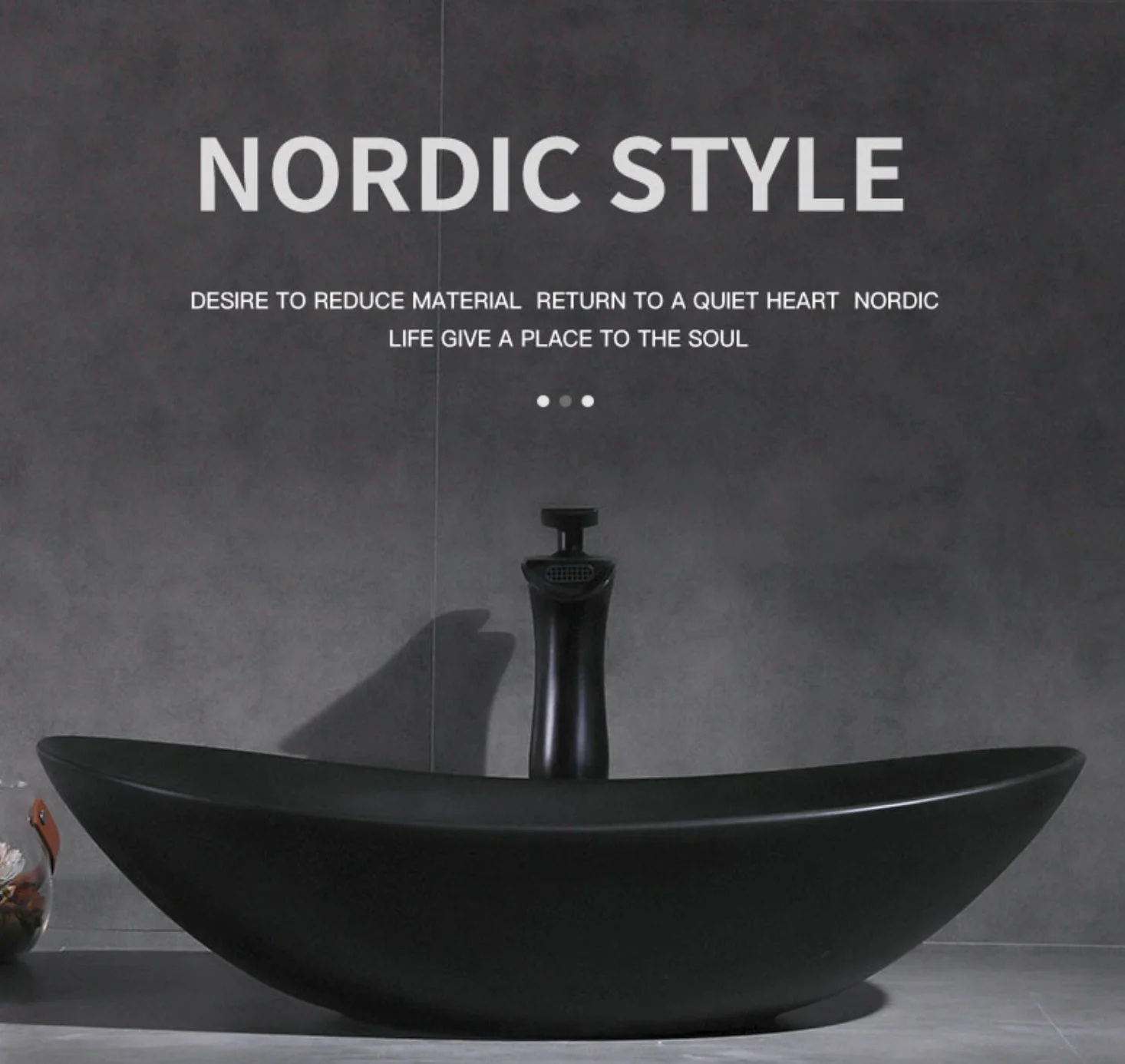 Royalkatie Ceramic Lobby Sink - Luxury Gold Black Basin