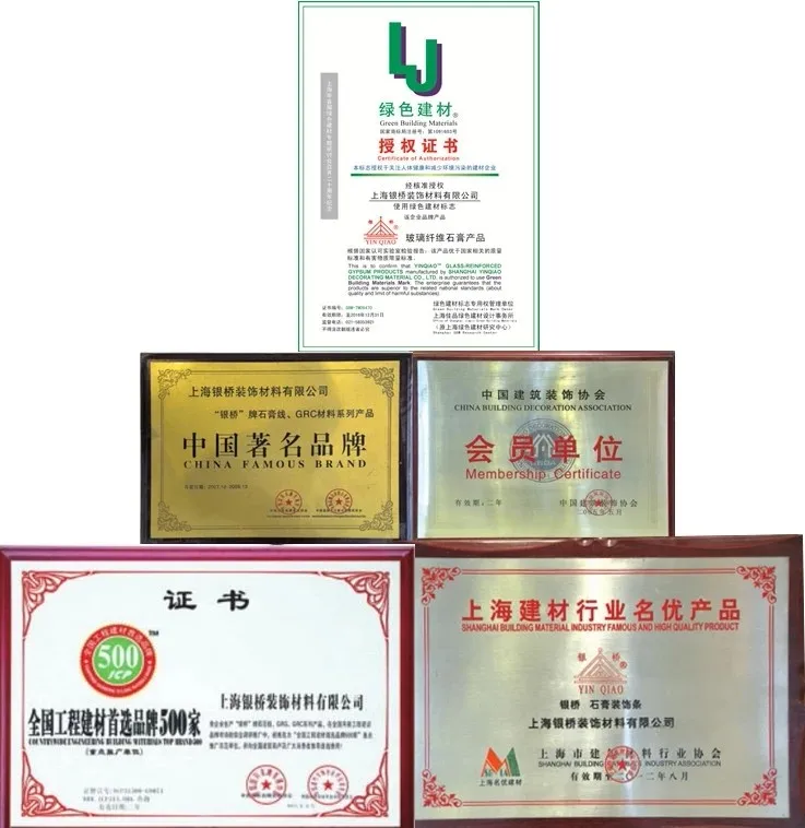 GRG Wall Panels - Magnificent Pattern Carving & Fireproof