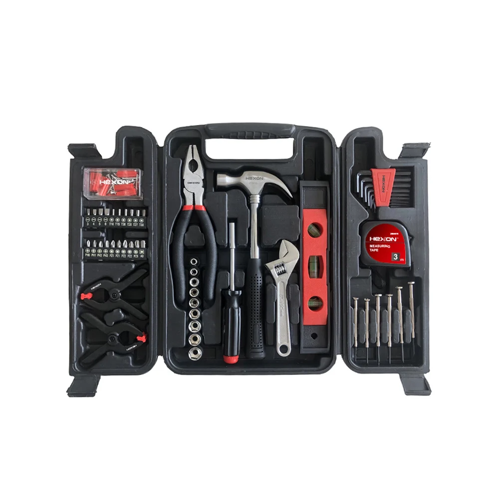 Professional 131 Pieces Tool Box Combination Household Hand Tools Kit ...