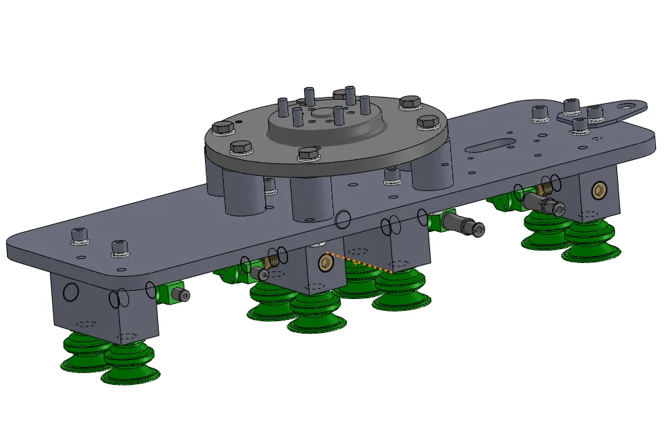 High Capacity 25kg Bag Carton Drum Palletizing Palleitzer Gripper For ...