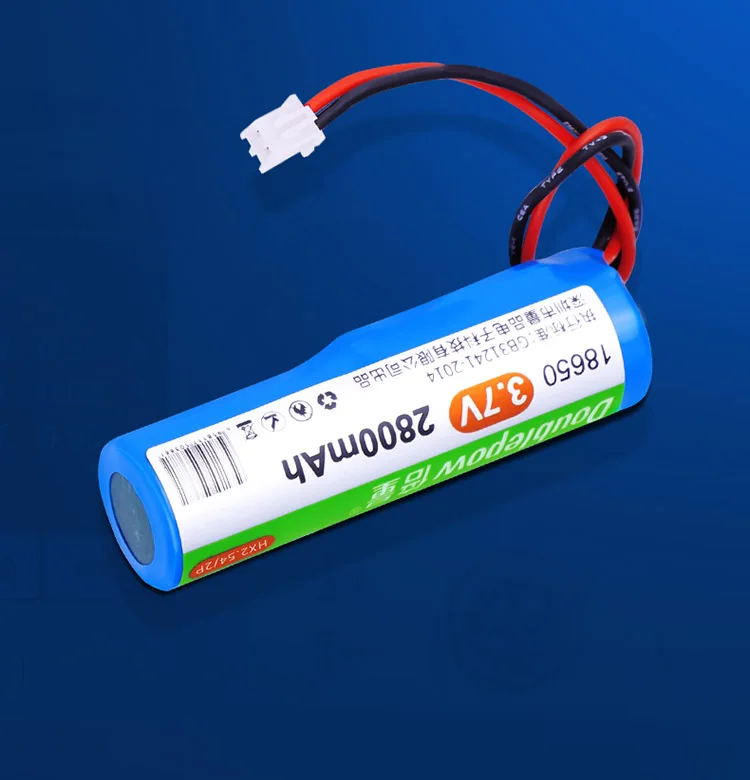 Li-ion type 18650 2800mah 3.7v cylindre rechargeable batterie avec fil et connecteur| Alibaba.com