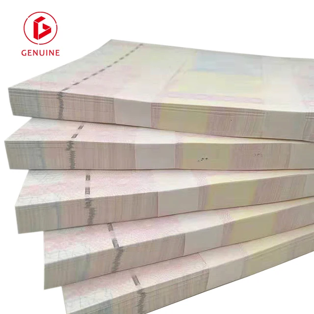 Genuine Security Thread Printing Paper Cotton Bank Notes A4 Paper ...