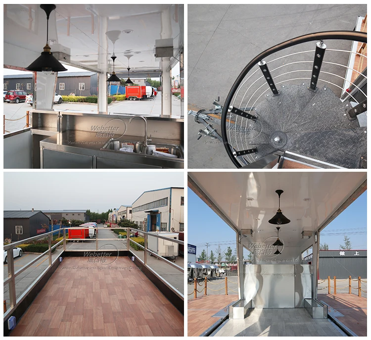 Double Decker Food Truck - Luxury Mobile Kitchen Bar