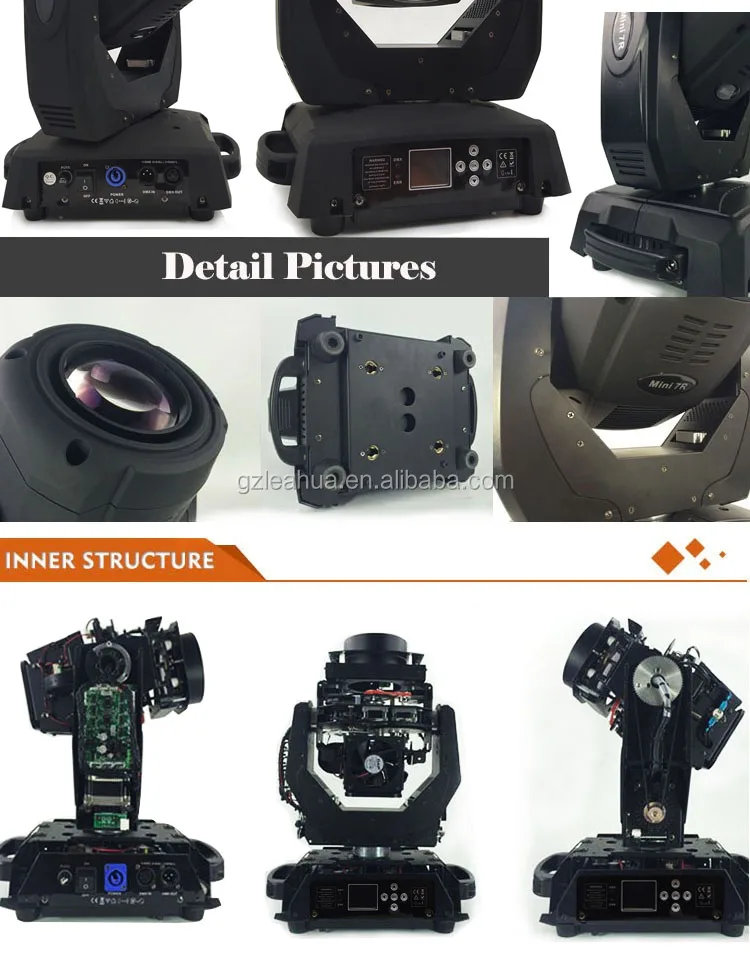 Hot Sale Stage Lighting Small Mini 7r Beam 230 Moving Head Light For Party,Events,Dj,Night Club ...