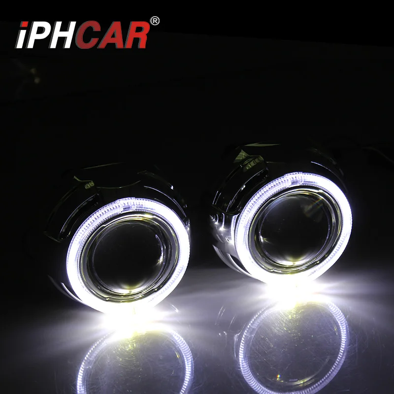 Iphcar 3.0 Inch G132 Angel Eyes Projector Lens Kit With Hid Bi-xenon ...
