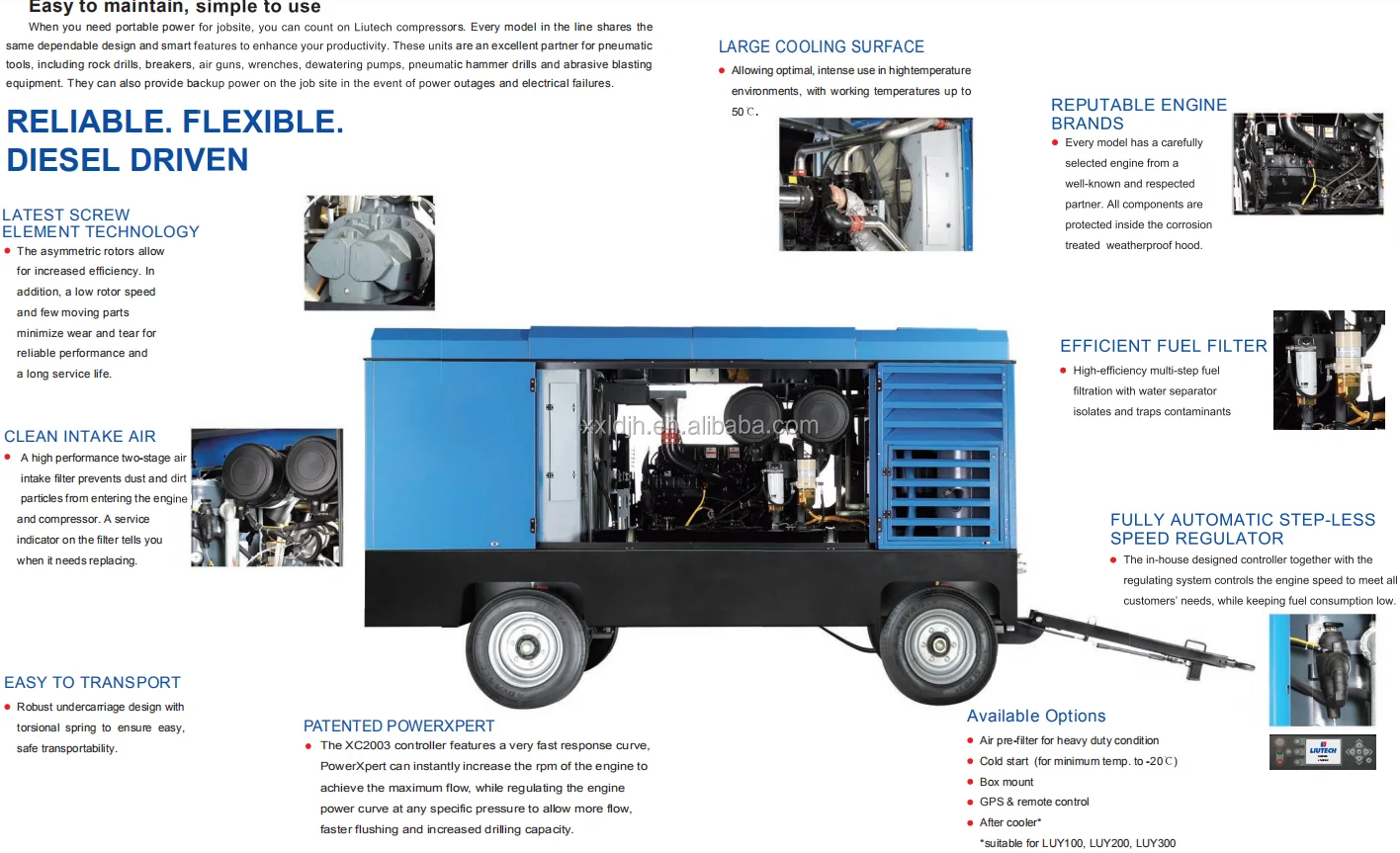 Portable air Compressor for Construction Work High Quality| Alibaba.com