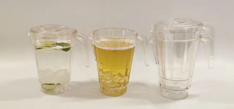 Restaurant And Canteen Use 1500ml Plastic Stackable Pitcher With Lid Pc ...