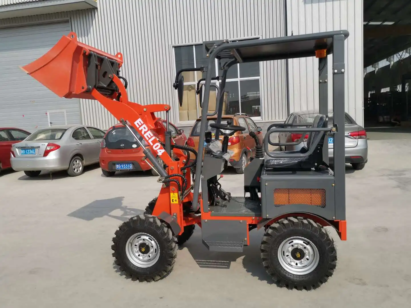 Hohe Leistung China Elektrische Mini Radlader Erd04 Erel04 0,4 Tonnen ...