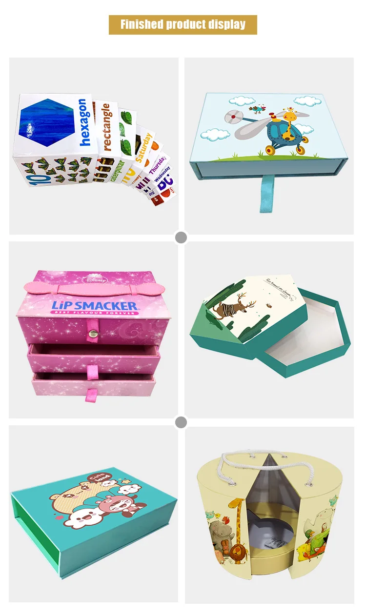 Custom Printing Special Shape Box Paper Eco Friendly Product Packaging ...