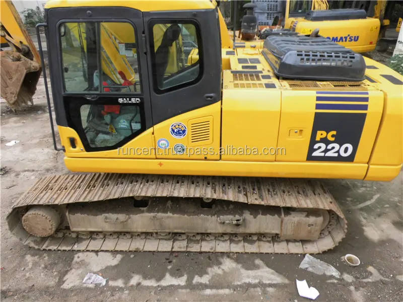 Original Japan Used Komatsu Pc220-7 Excavator/komatsu Pc200 Pc220 ...