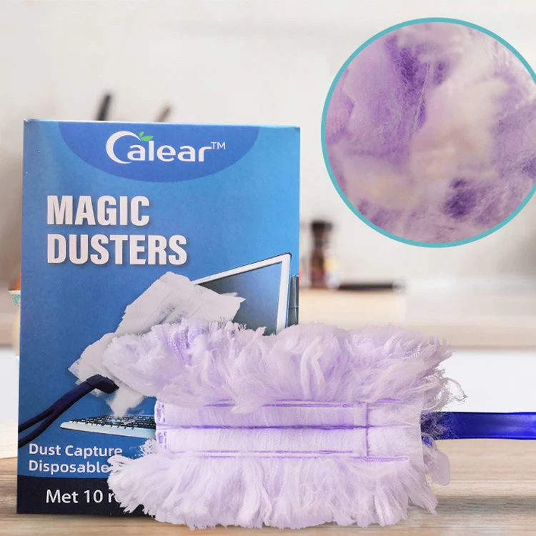 Magic Cleaning Duster With Short Handle Electronic Static Duster Kit ...